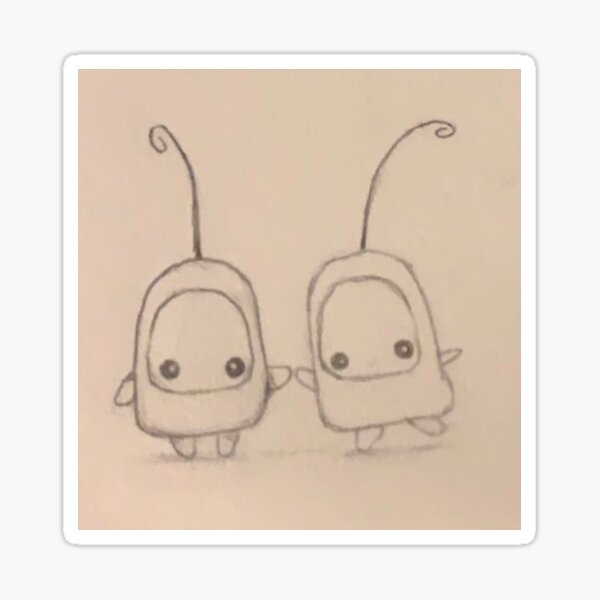 "ilomilo drawing " Sticker for Sale by onesliptaway | Redbubble