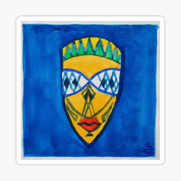 "Lucky Face #1-2020 collection" Sticker by Carolina-Stabel | Redbubble