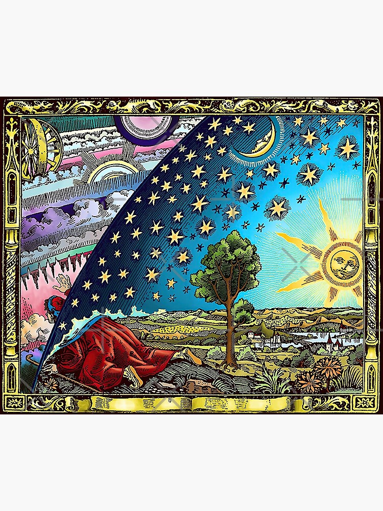 "Flammarion Engraving Flat Earth" Art Print for Sale by VectorDesigner ...