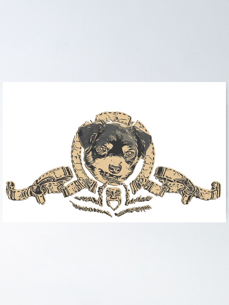 "MGM Dog" Poster by zeko11 | Redbubble