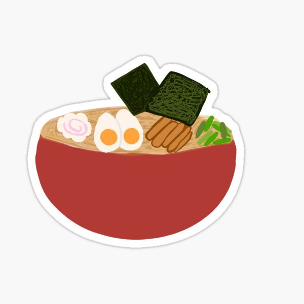 "Ramen" Sticker by Sianatorart | Redbubble
