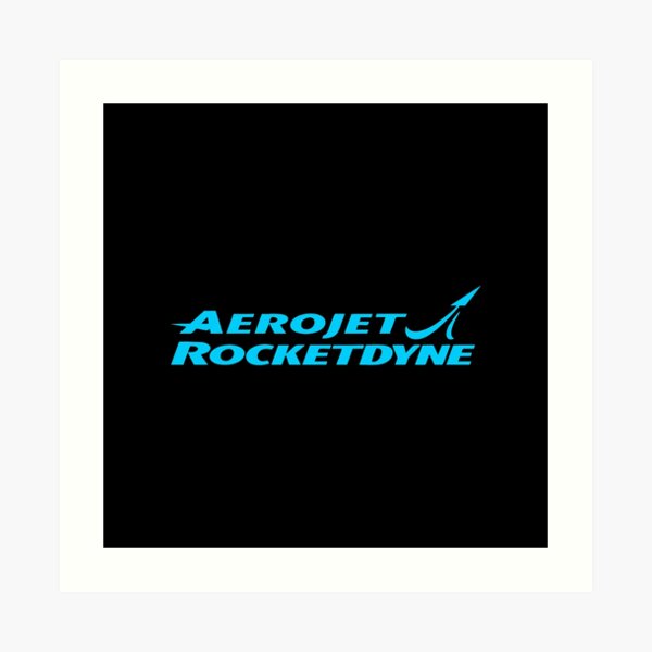 "Aerojet Rocketdyne Blue Logo" Art Print by TombuasWORK | Redbubble