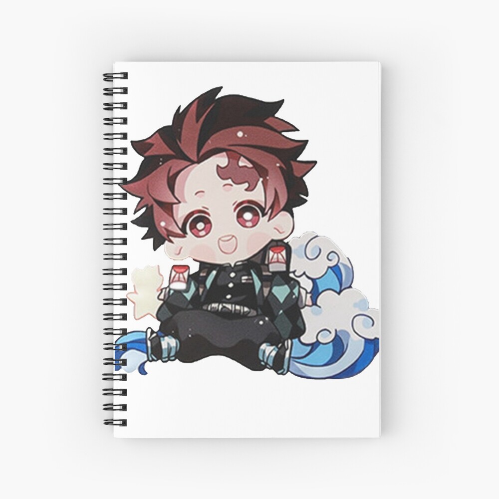 "Baby Tanjiro - Demon Slayer" Spiral Notebook by tofulicious | Redbubble