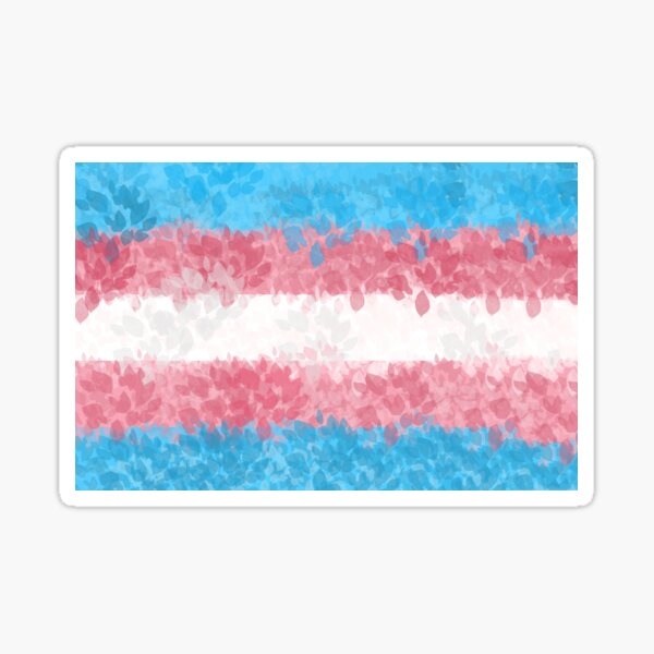"Trans pride flag" Sticker for Sale by lemontea-art | Redbubble