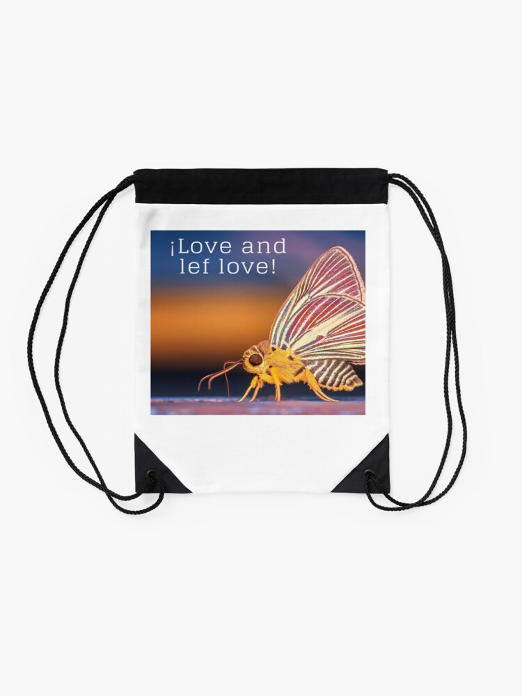 "Love and lef Love" Drawstring Bag for Sale by metamorfosis | Redbubble