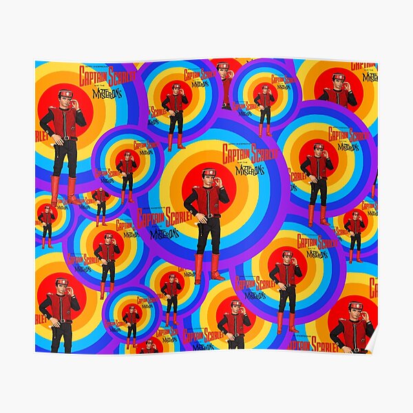 "Captain Scarlet and the Mysterons" Poster by Mauswohn | Redbubble