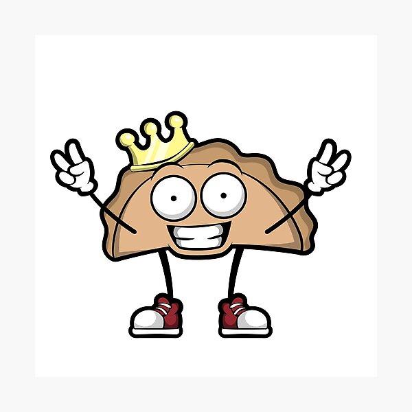 "Dumpling King Design #1" Photographic Print by DragonPigAdv | Redbubble