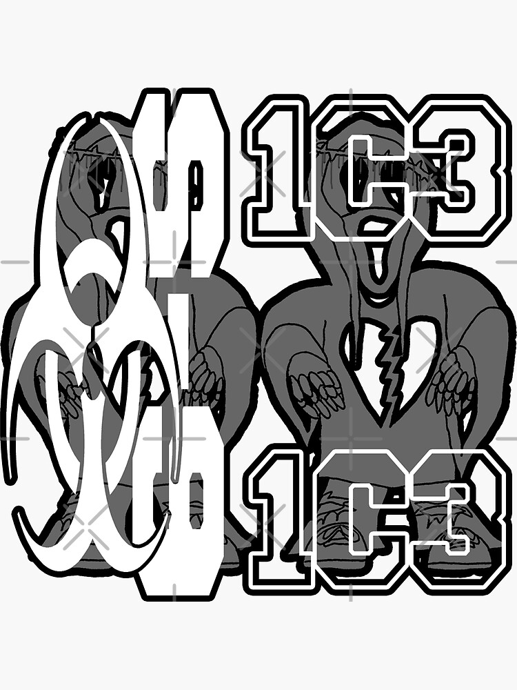 "Drain Gang Shield Gang GTBSG Logo" Sticker for Sale by 3stars9 | Redbubble