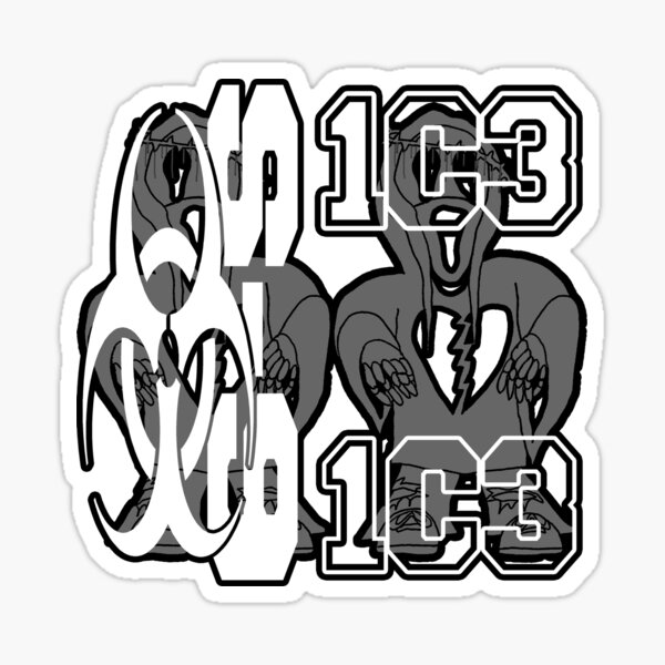 "Drain Gang Shield Gang GTBSG Logo" Sticker for Sale by 3stars9 | Redbubble