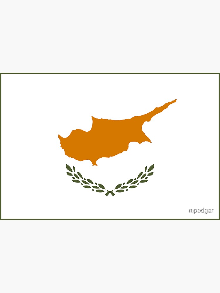 "Cyprus Flag Gifts, Stickers and Products" Sticker by mpodger | Redbubble