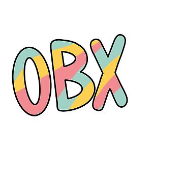 "OBX outer banks sticker" Sticker for Sale by phoebelucy | Redbubble