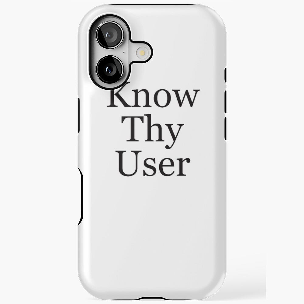 "Know Thy User" Sticker for Sale by dailymonster | Redbubble