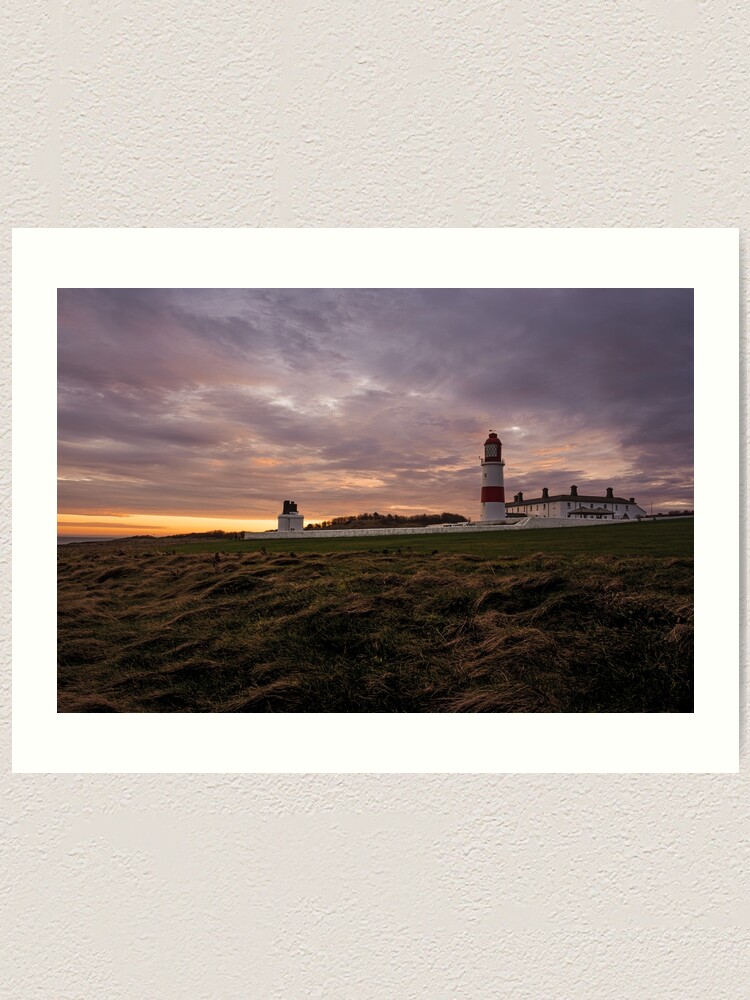 "Souter Lighthouse, South Shields, at Sunset" Art Print by ...