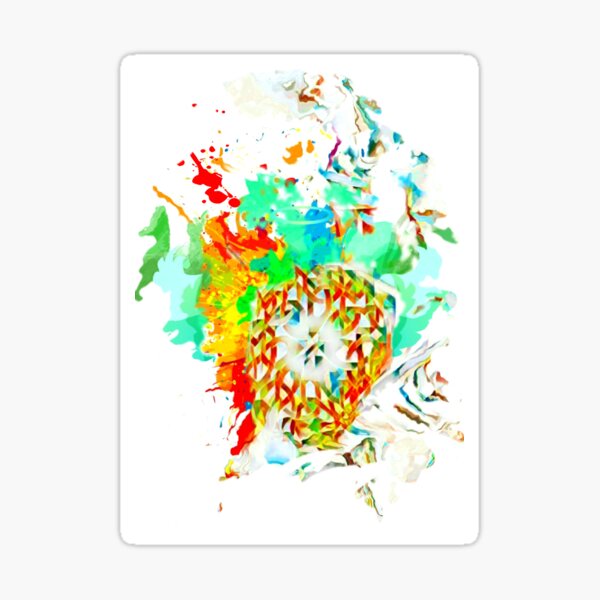 "Color splash surf graffiti abstract" Sticker for Sale by ...