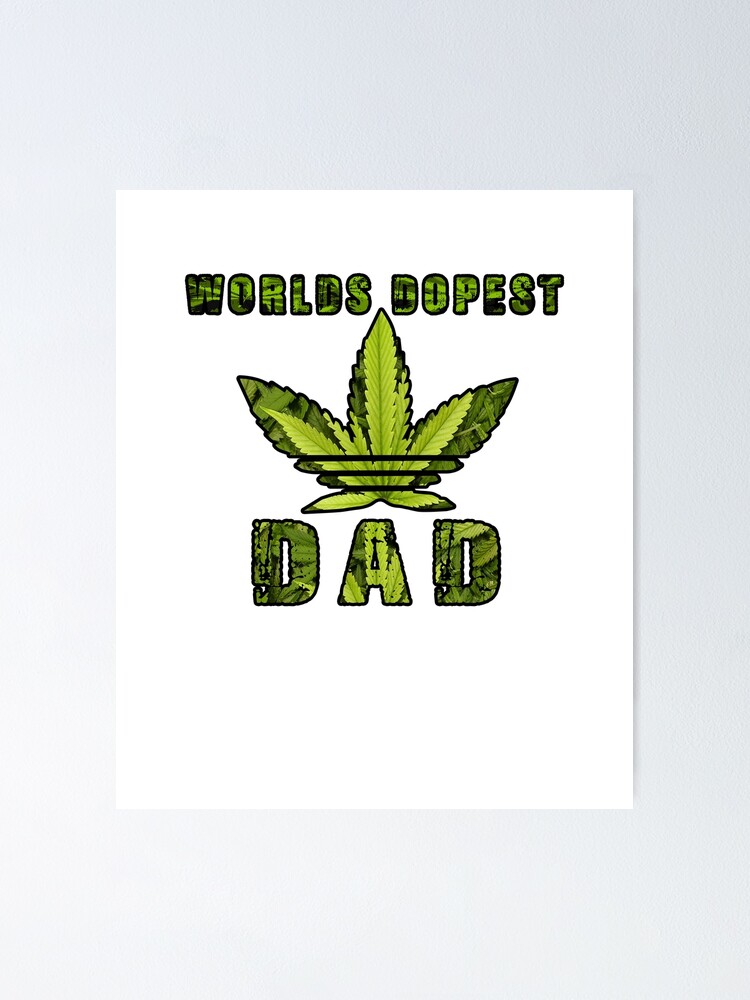 "world's Dopest Daddy |Graphic design" Poster by midozr | Redbubble