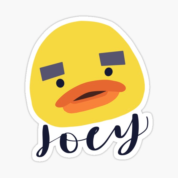 "JOEY" Sticker for Sale by marymsylvester | Redbubble