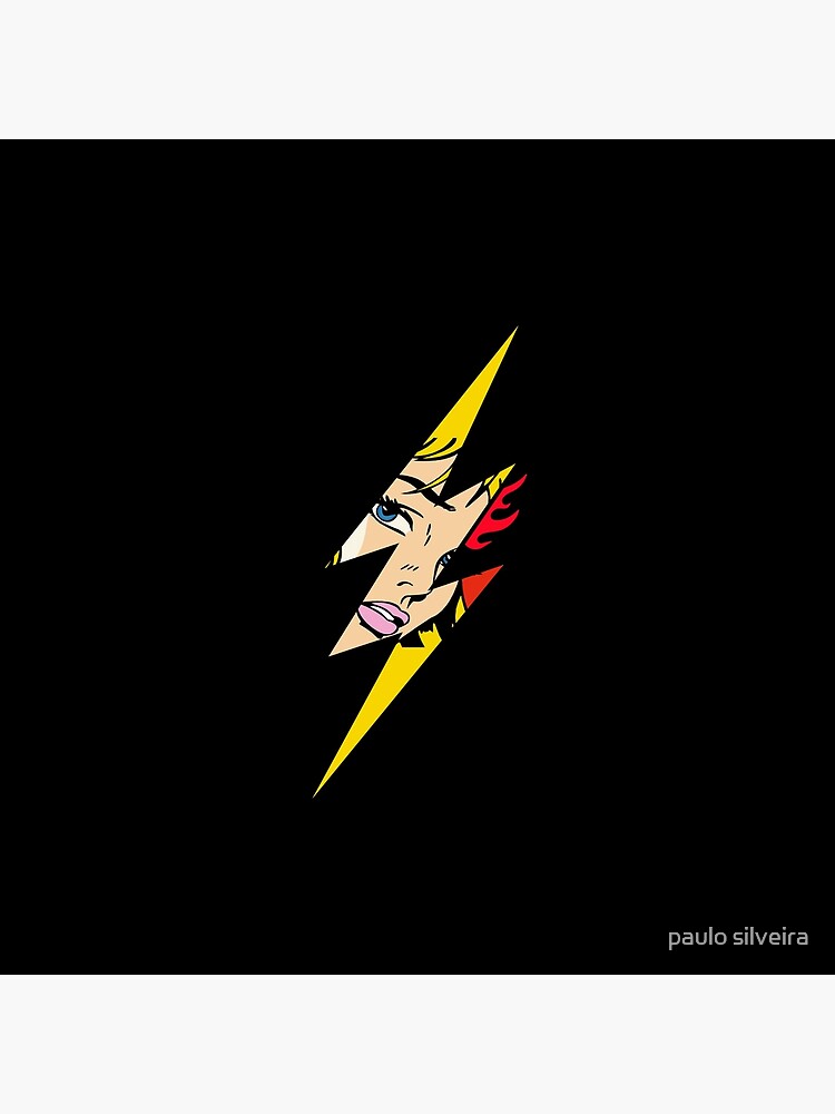 "Pop art, R. Lichtenstein Style, lightning bolt" Art Print for Sale by ...