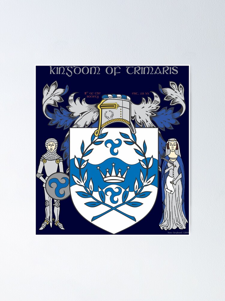 "Kingdom of Trimaris" Poster by greyhand | Redbubble