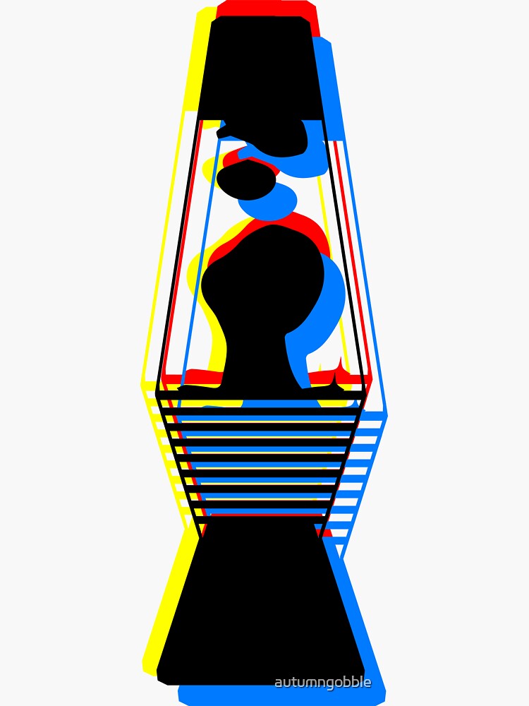 "Glitch Lava Lamp" Sticker for Sale by autumngobble | Redbubble