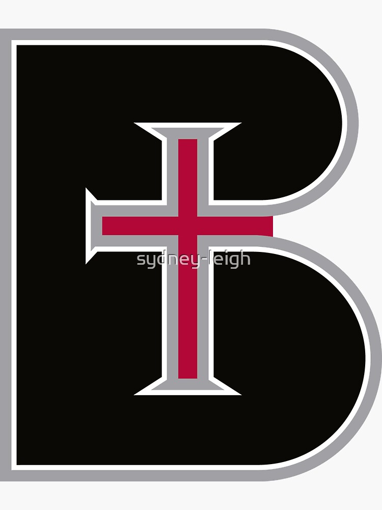 "Benedictine College B" Sticker for Sale by sydney-leigh | Redbubble