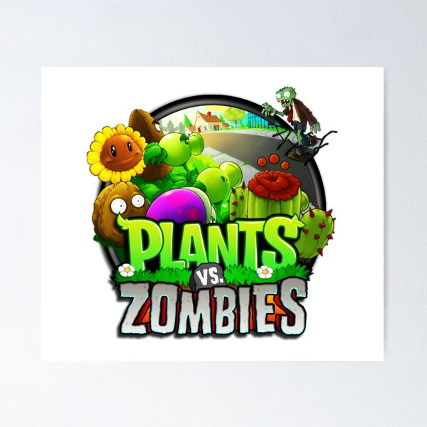 "Plants vs Zombies design HD" Poster by DisenyosBubble | Redbubble