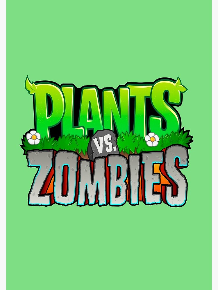 "Plants vs Zombies logo HD" Journal by DisenyosBubble | Redbubble