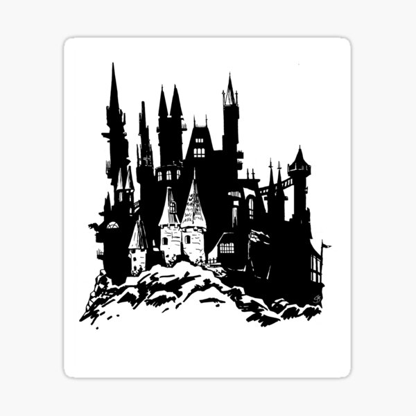 "Castle" Sticker for Sale by barnratcb | Redbubble