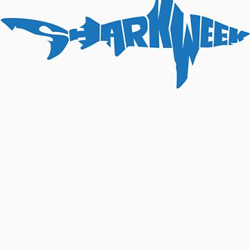 "SHARK WEEK!!" Sticker for Sale by D4N13L | Redbubble