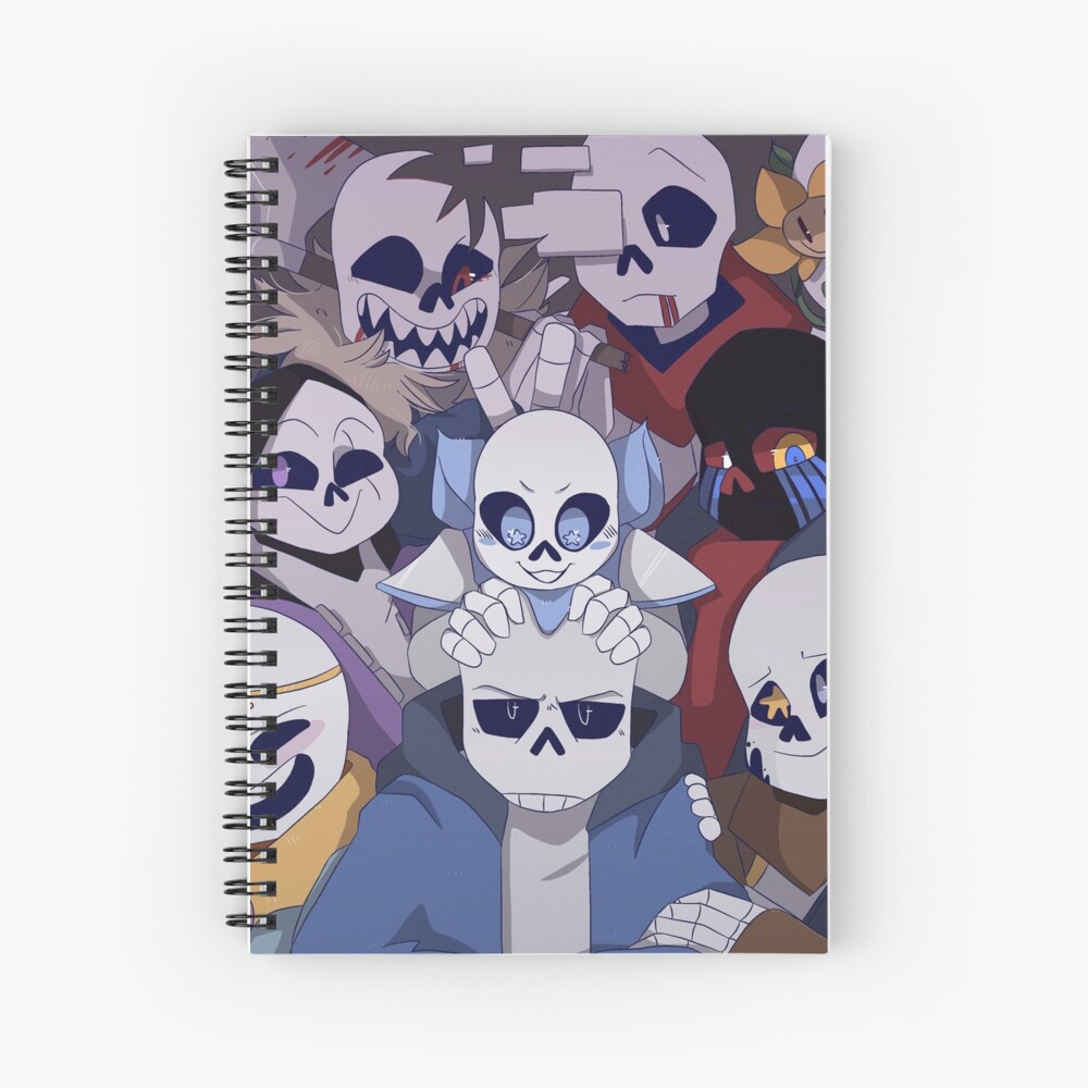 "sans sans and sans" Spiral Notebook for Sale by Noicyleech | Redbubble