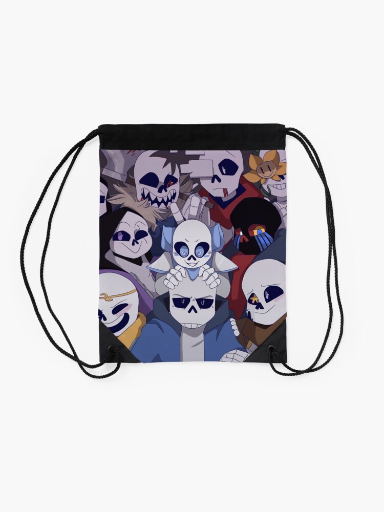 "sans sans and sans" Drawstring Bag for Sale by Noicyleech | Redbubble