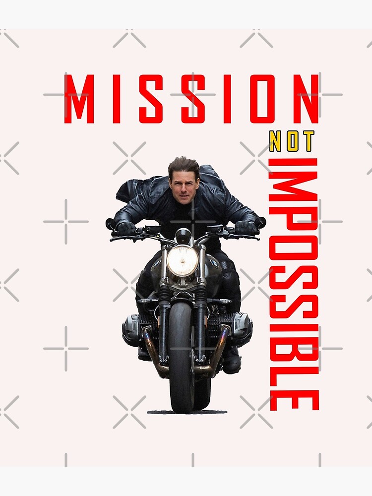 "Mission Not Impossible Cool Design" Poster for Sale by abomazen ...