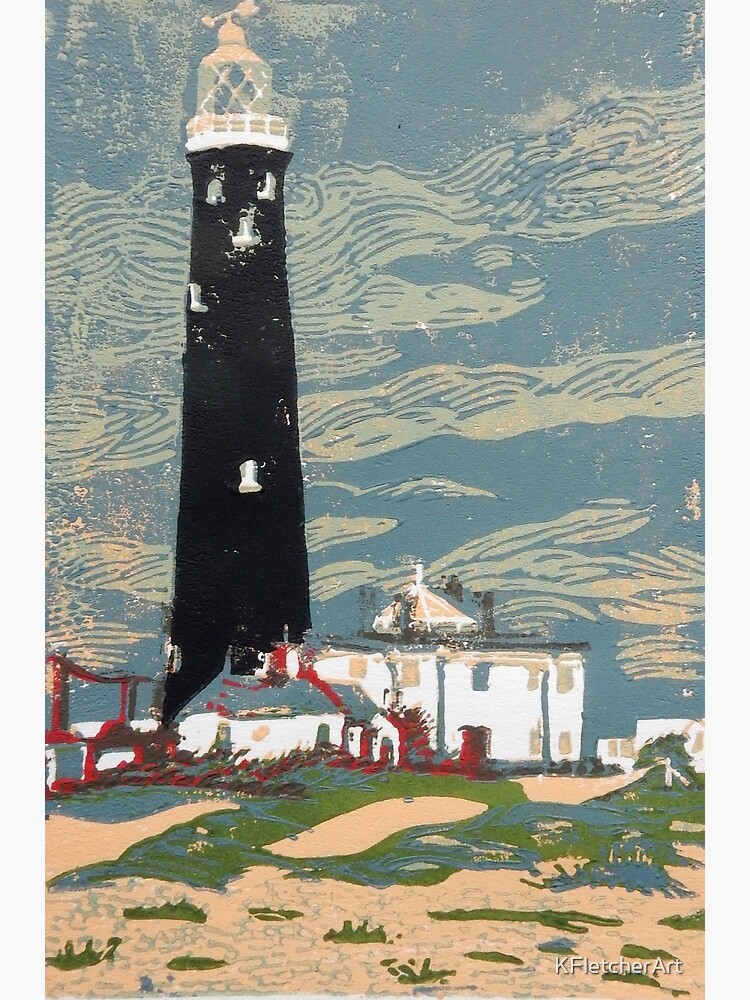 "Dungeness Lighthouse, Kent " Art Print for Sale by KFletcherArt ...