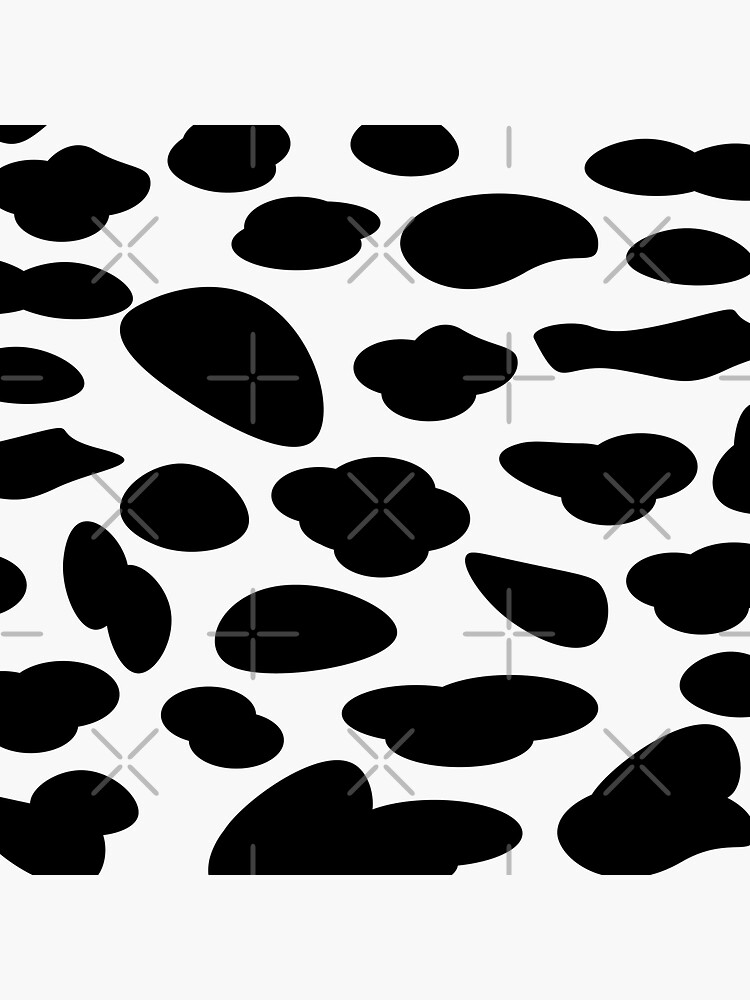"Moo Cow Print" Sticker by IDesign23 | Redbubble