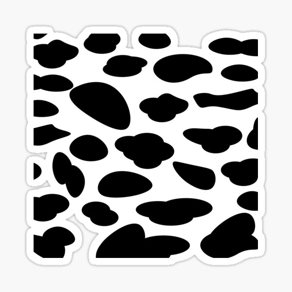 "Moo Cow Print" Sticker by IDesign23 | Redbubble