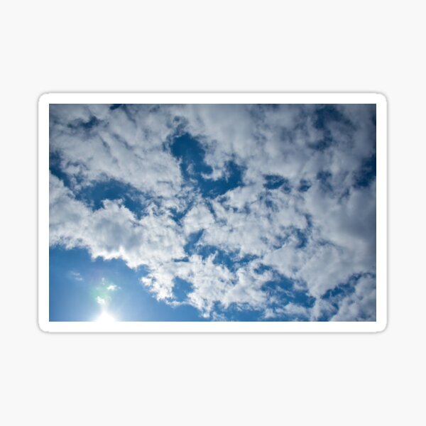 "Partly Cloudy" Sticker by allyexo | Redbubble