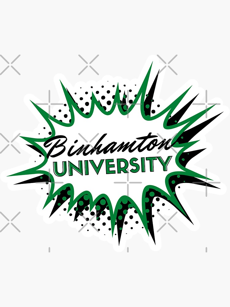 "Binghamton University" Sticker for Sale by customsbykate | Redbubble