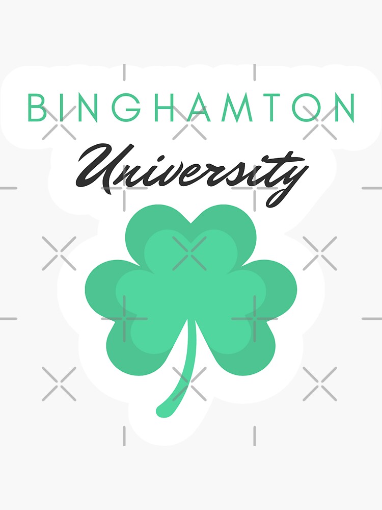 "Binghamton University" Sticker for Sale by customsbykate | Redbubble