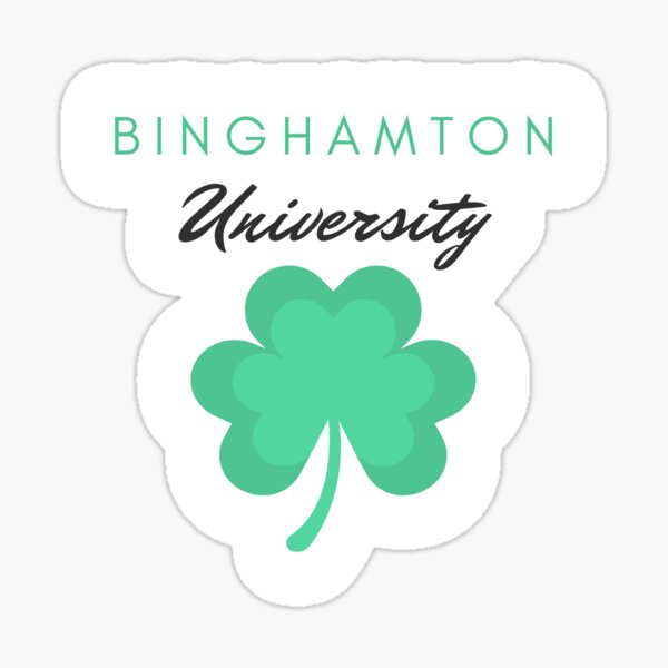 "Binghamton University" Sticker for Sale by customsbykate | Redbubble