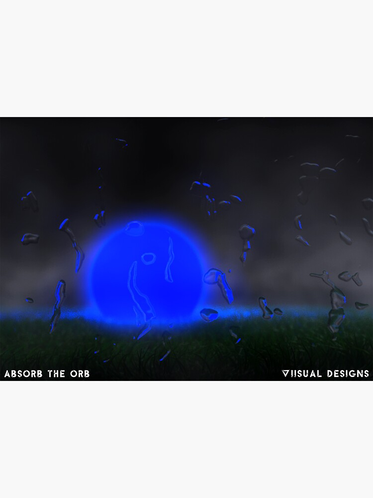 "ABSORB THE ORB 3" Sticker for Sale by ViisualDesigns | Redbubble