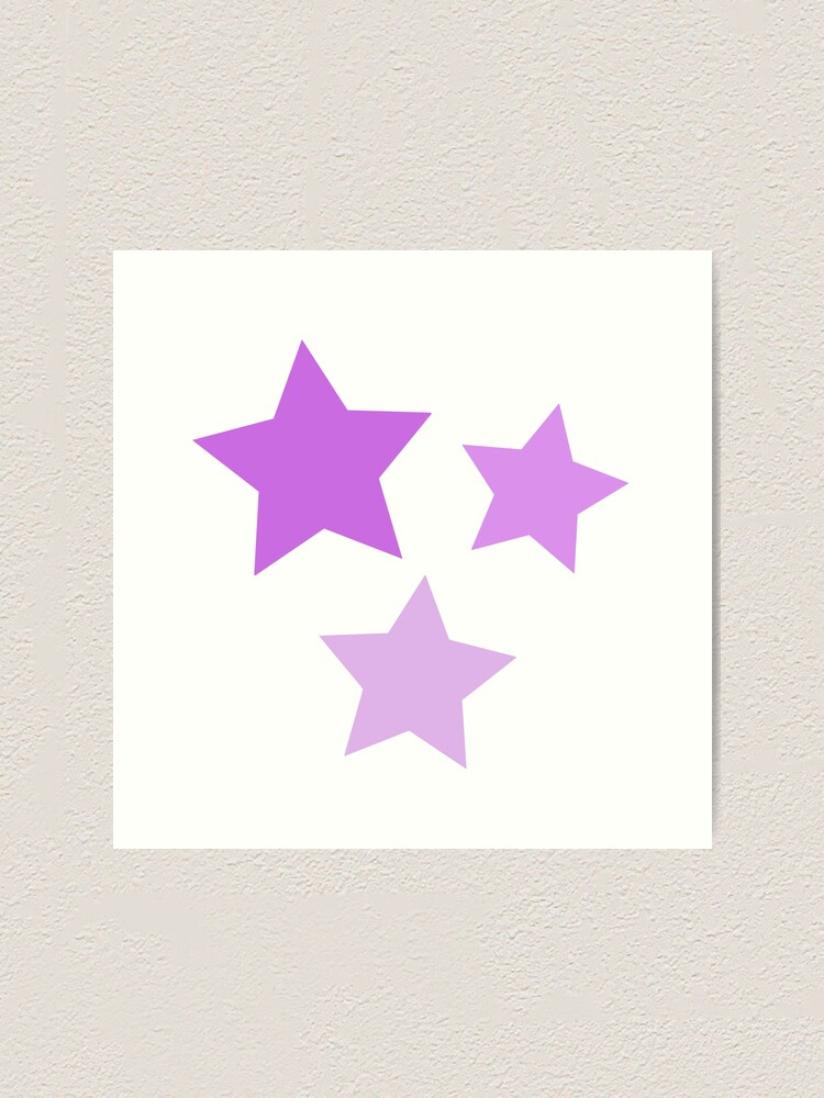 "Purple Star Sticker Pack/Set" Art Print by aleksandrax98 | Redbubble