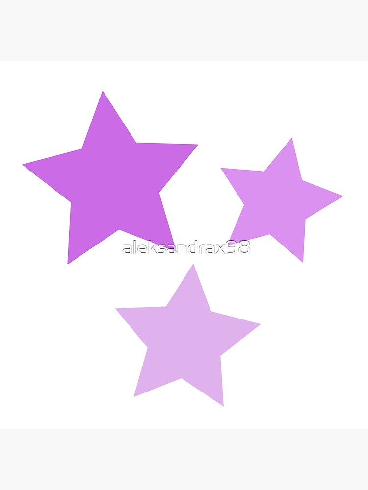 "Purple Star Sticker Pack/Set" Poster by aleksandrax98 | Redbubble