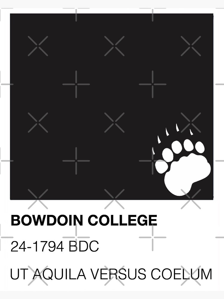 "Bowdoin College Pantone Paint Card" Sticker for Sale by krh327 | Redbubble