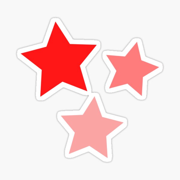 "Red Star Sticker Pack/Set" Sticker by aleksandrax98 | Redbubble