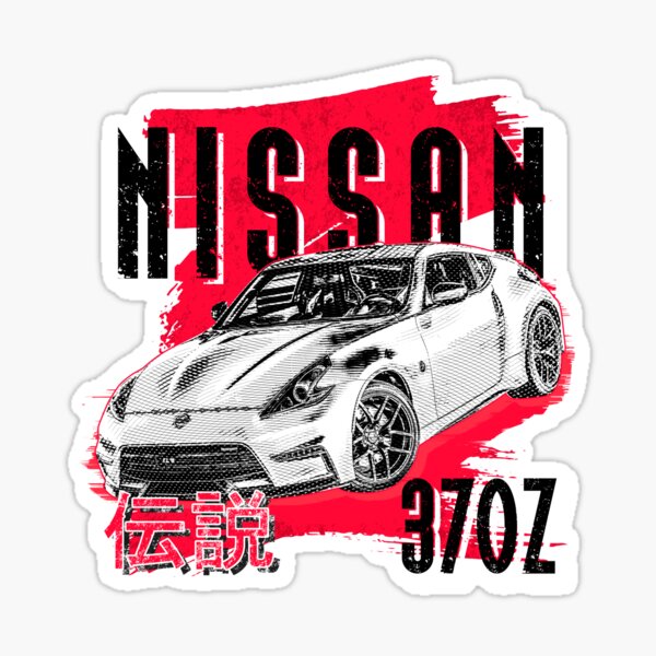"Nissan 370z classic | drift Legends | JDM Japanese cars" Sticker for ...