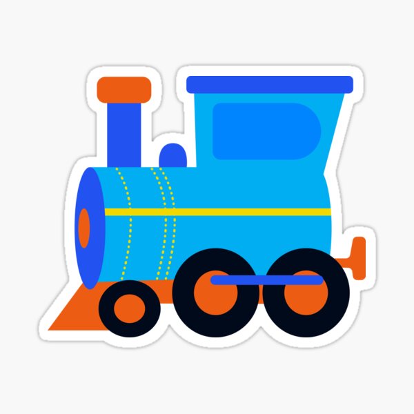 "Train for kids Railway trains" Sticker for Sale by IDesign23 | Redbubble