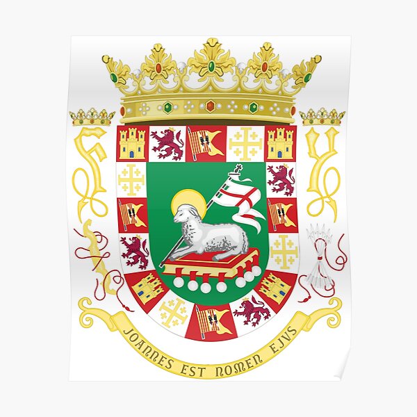 "Escudo de Puerto Rico" Poster for Sale by snxworld | Redbubble