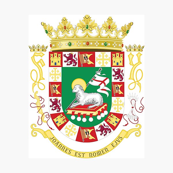 "Escudo de Puerto Rico" Photographic Print for Sale by snxworld | Redbubble