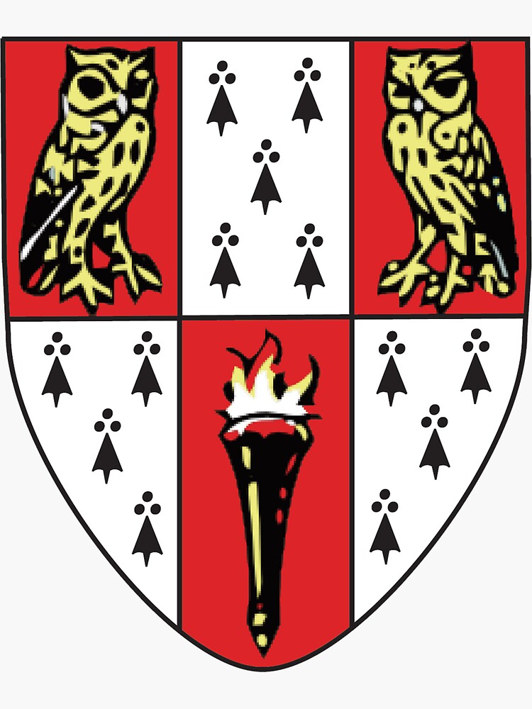 "Hughes Hall" Sticker for Sale by manu142 | Redbubble