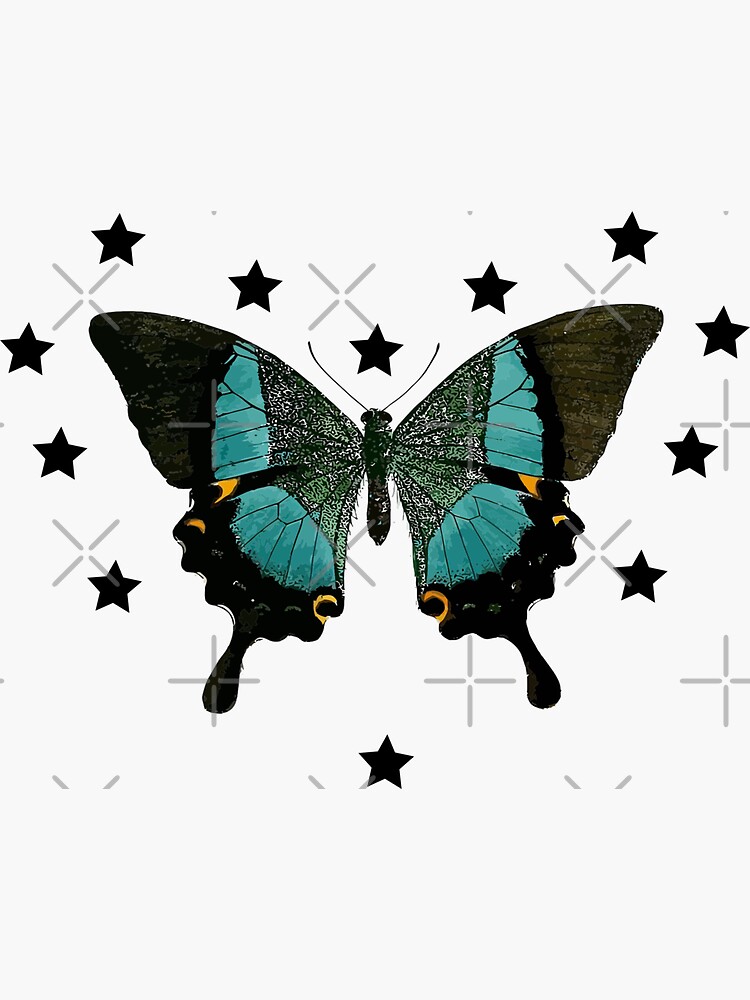 "cute blue butterfly Tote Bag" Sticker for Sale by Mustapha64 | Redbubble