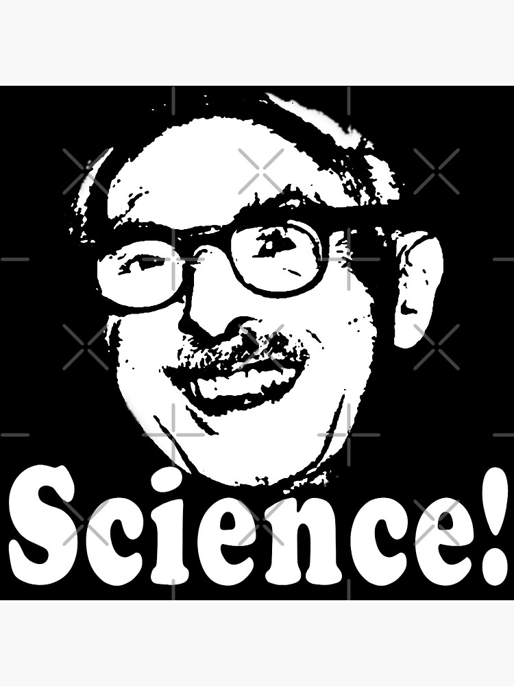 "Science! Magnus Pyke" Poster by halibutgoatramb | Redbubble